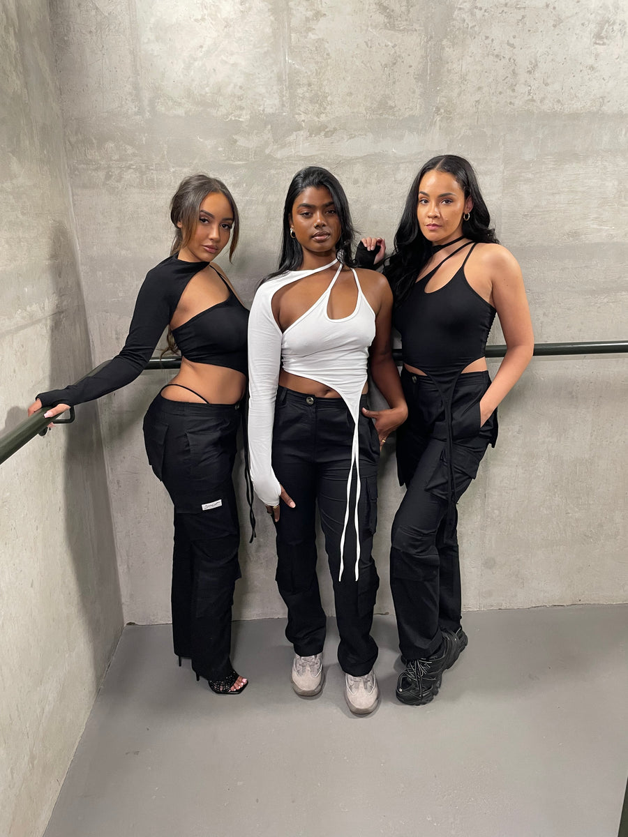 Black Cargo Trousers – Sheen London Limited